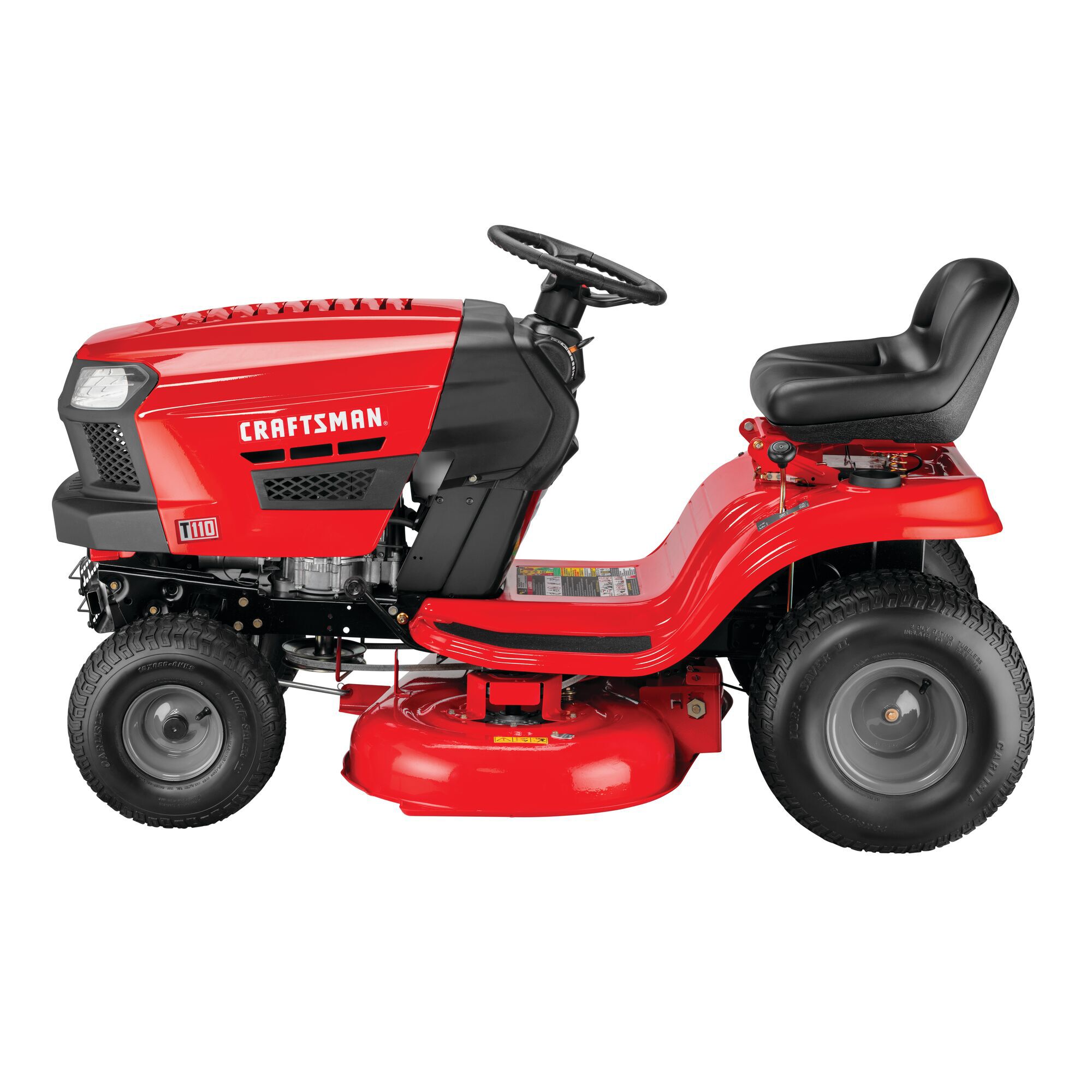 T110 craftsman mower store